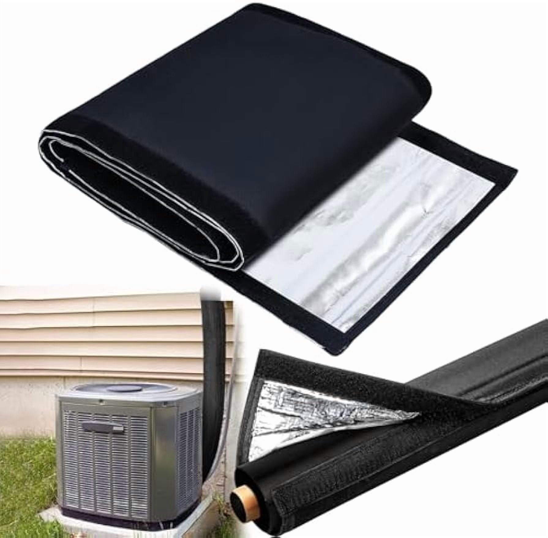 3-Layer 600D Oxford HVAC Copper Pipe Insulation Cover, 72x10.2 Inch ...