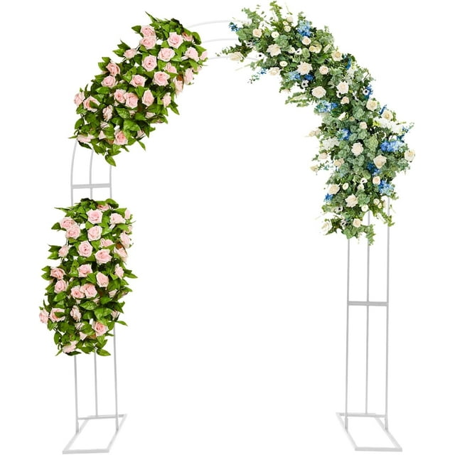 3 Layer Arch-Shaped Rack, 8.53 Ft Large Size Metal Wedding Arch ...