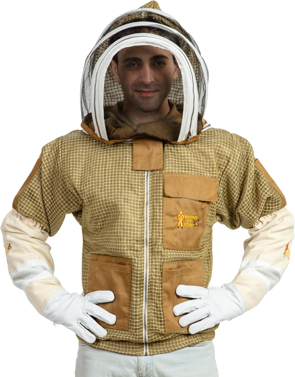 3 Layer Beekeeping Ventilated Jacket for Full Protection - Ultra ...
