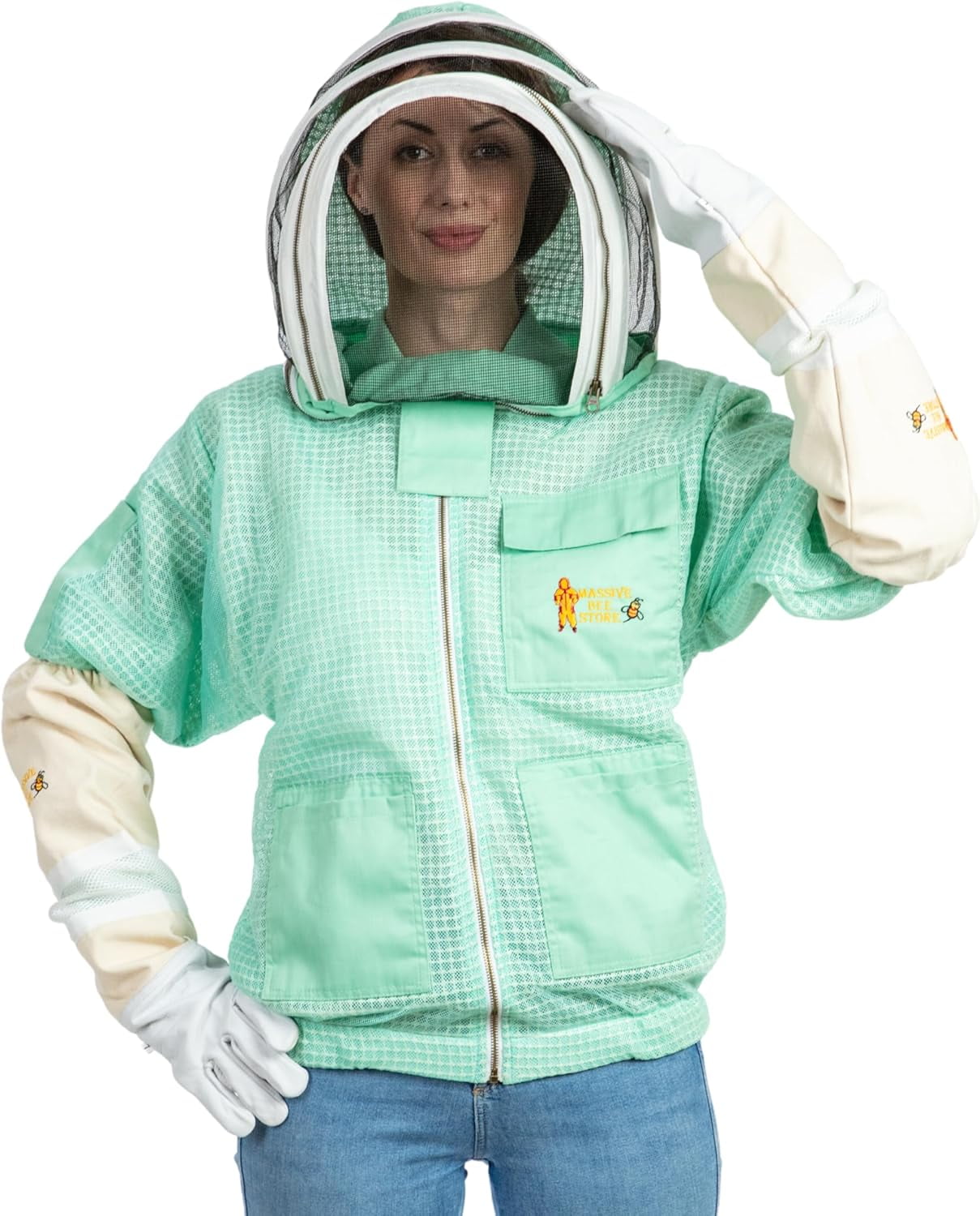 3 Layer Beekeeping Ventilated Jacket for Full Protection - Ultra ...