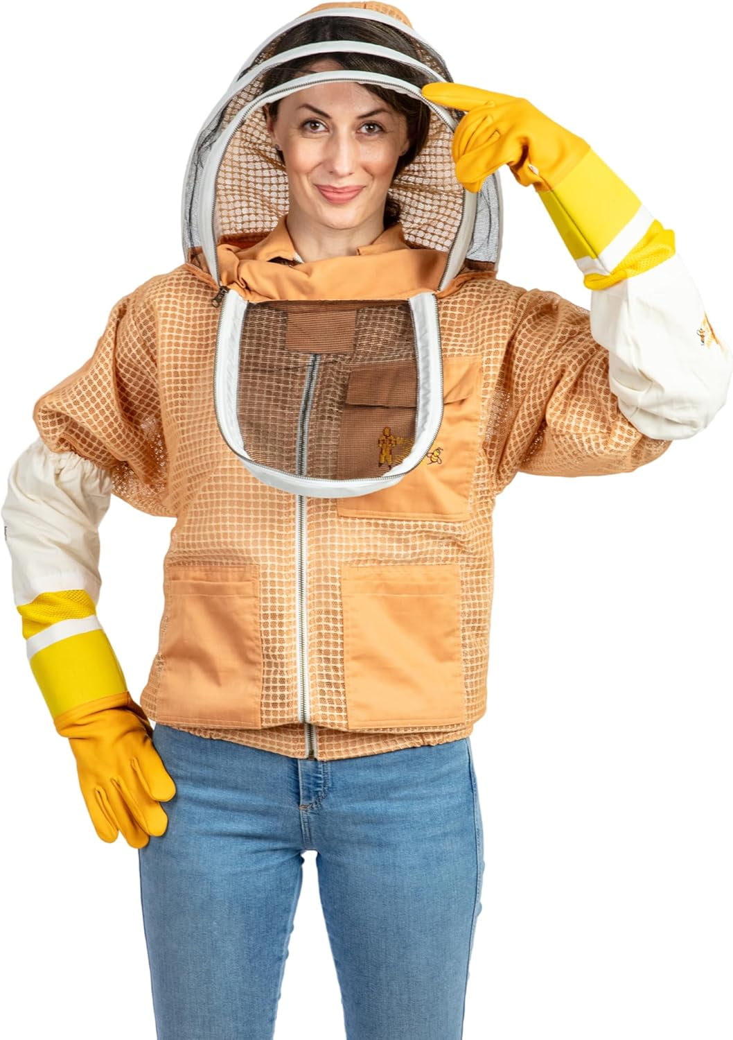 3 Layer Beekeeping Ventilated Jacket for Full Protection of Beekeepers ...