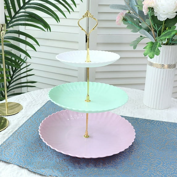 3 Layer Cupcake Stand 14 Inch Tall Multi Layer Dessert Tower Serving ...