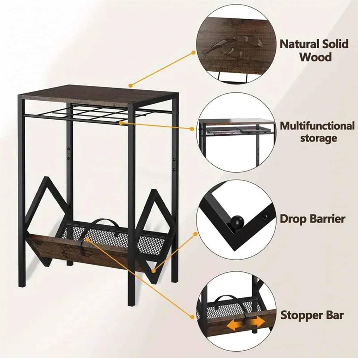 3-Layer Electric Turntable Stand with Vinyl Storage Rack - Holds up to ...