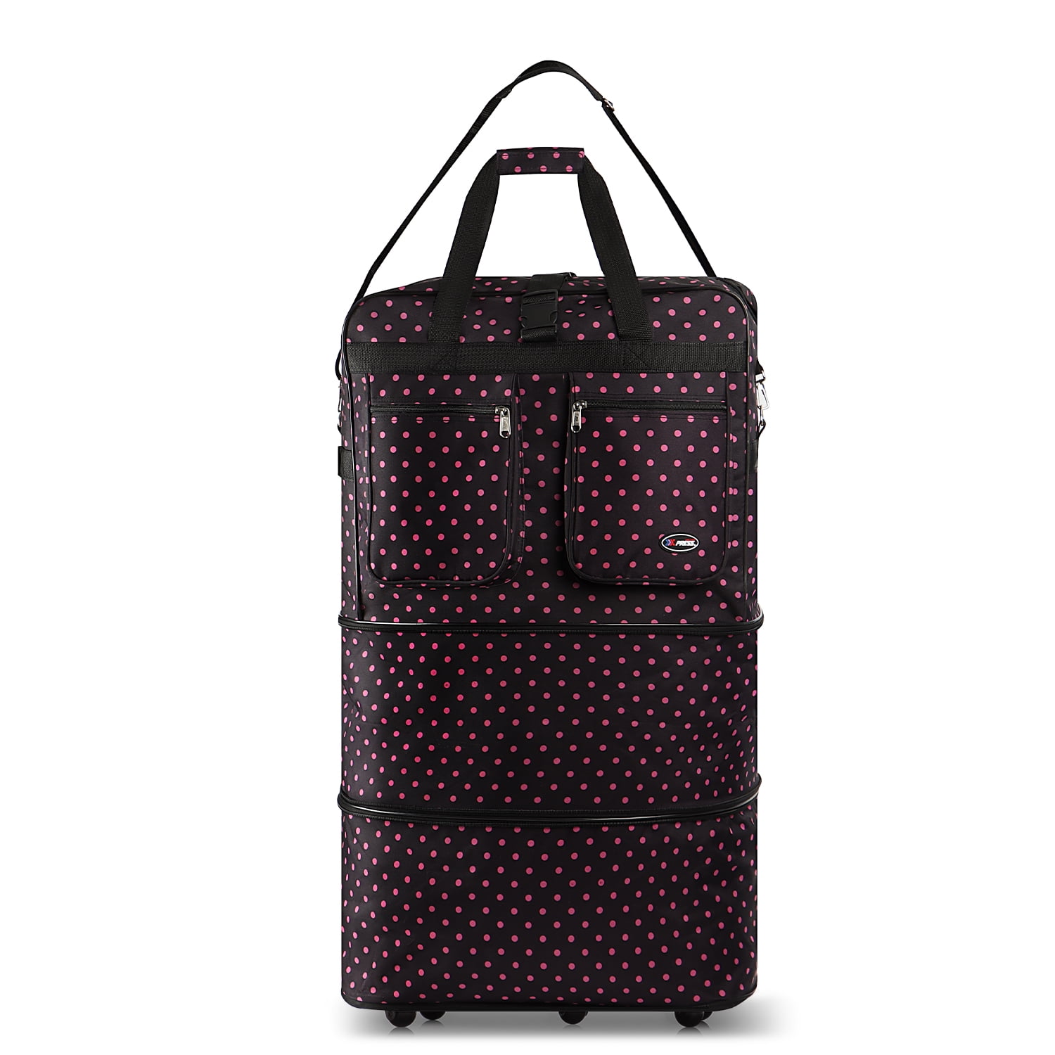 3 Layer Expandable Foldable Luggage Bag with Universal Wheels ...