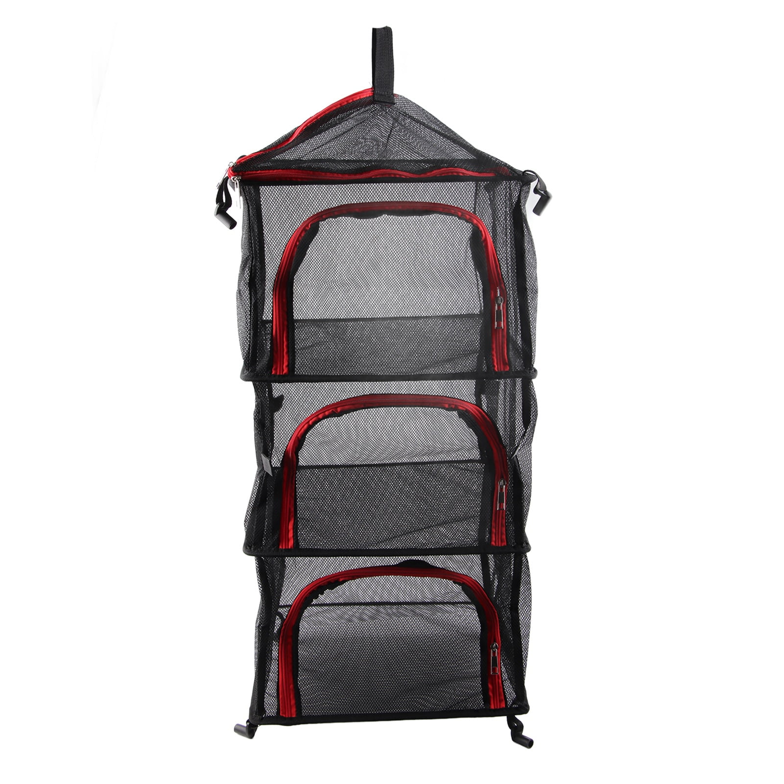 3 Layer Hanging Mesh Rack Foldable Multifunction Portable Foldable ...
