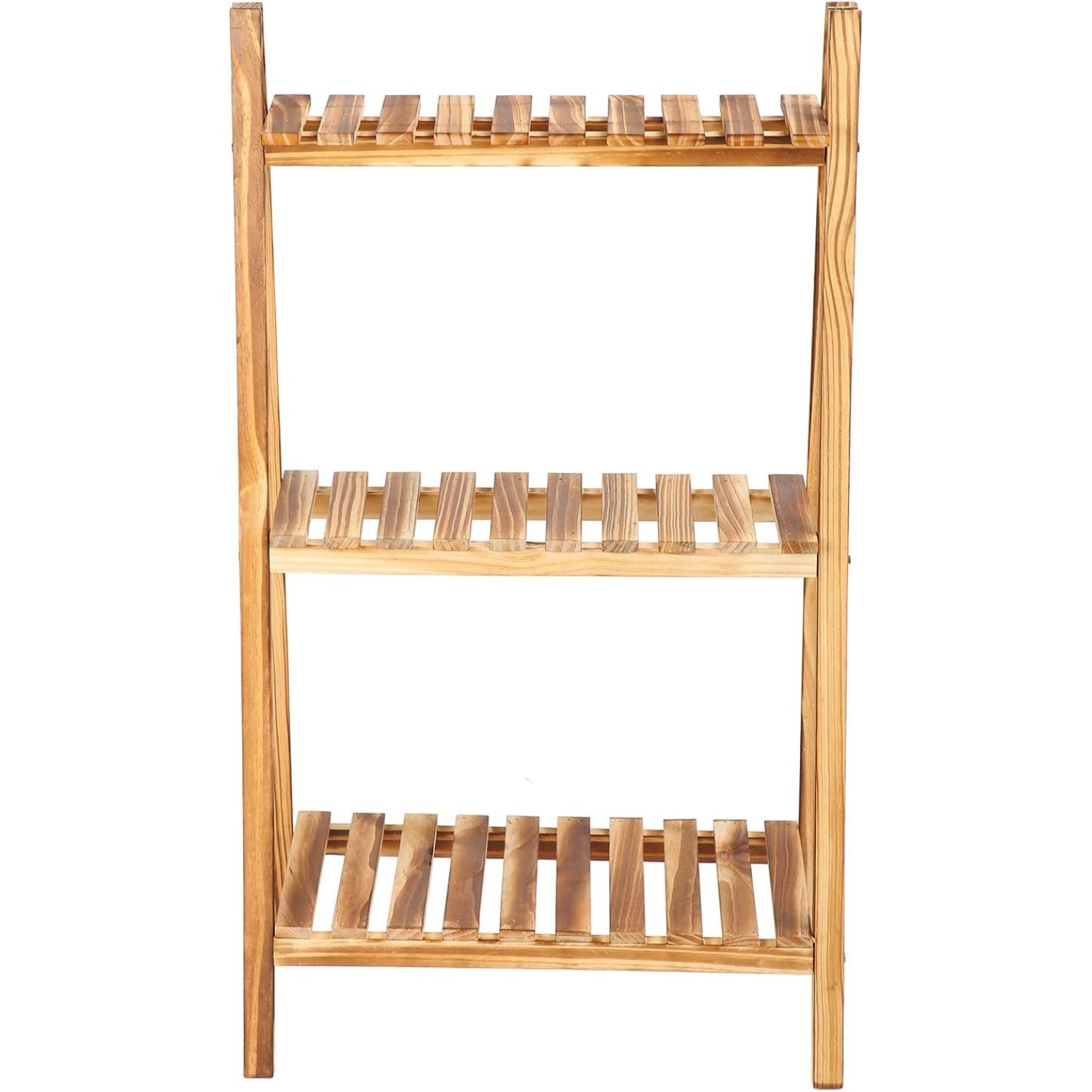 3 Layer Plant Rack, Foldable Plant Stand,Wood Ladder Plant Stand ...