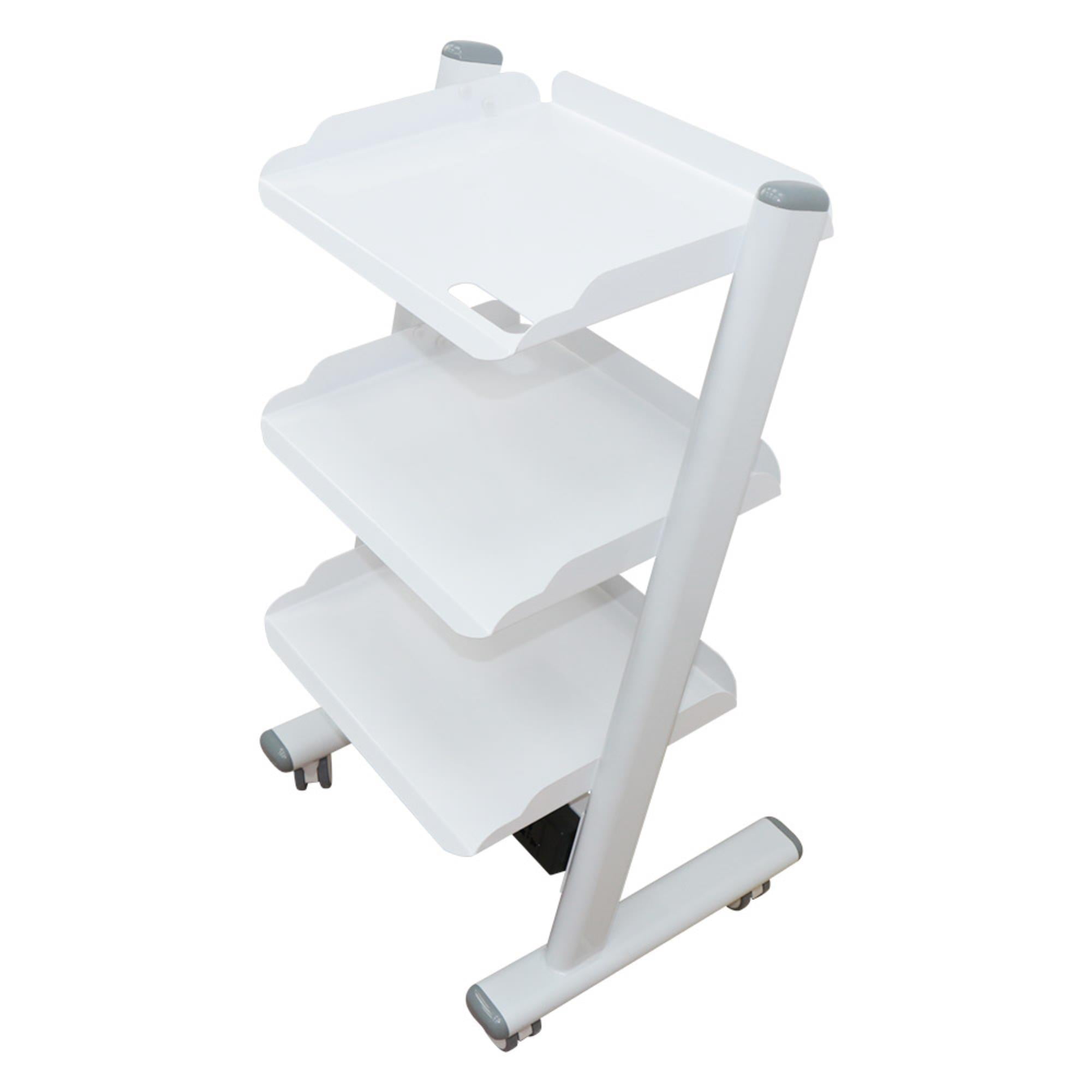 3-Layer Rolling Trolley with Built-in Socket - Multi-Function Medical ...