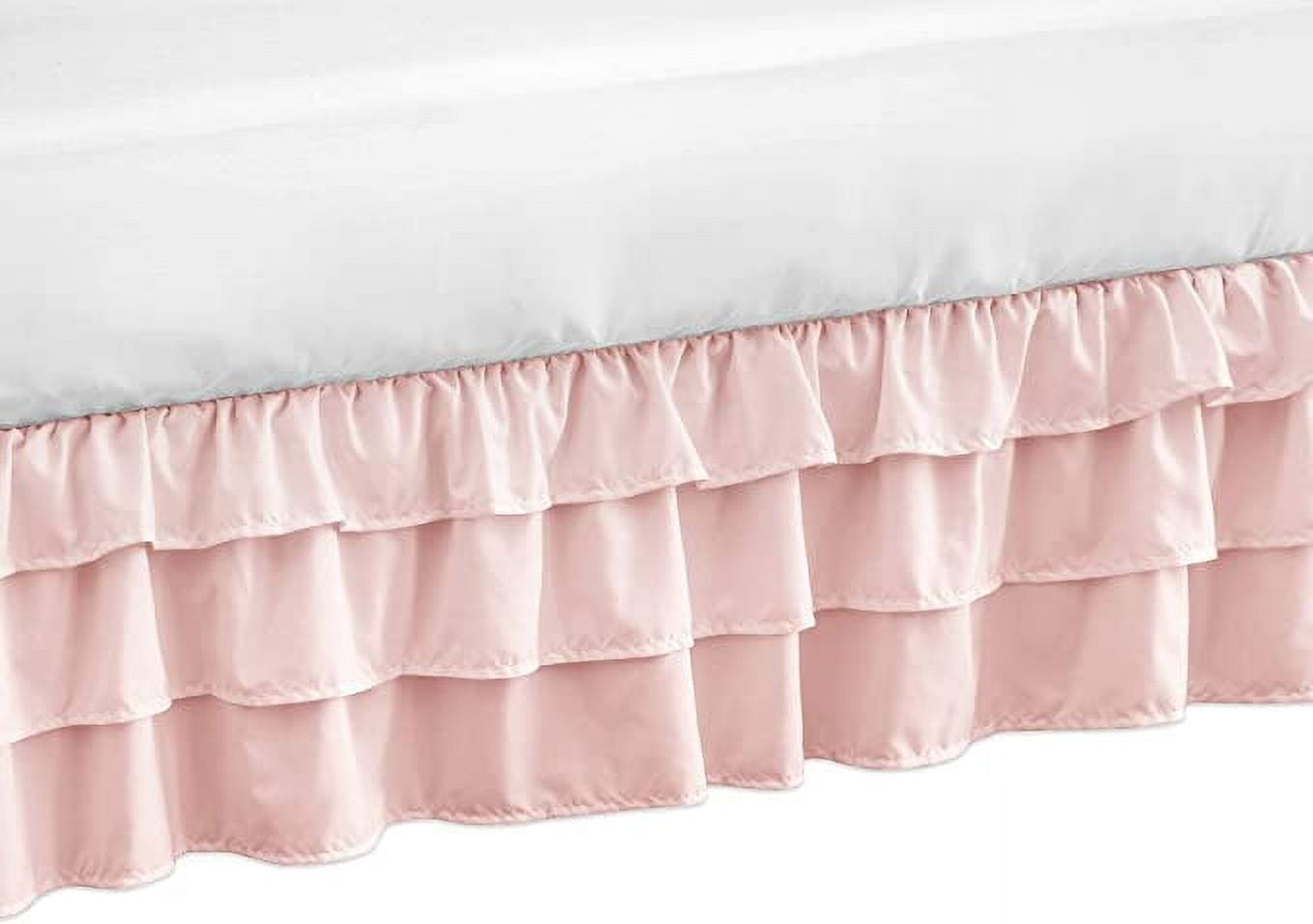 3 Layer Ruffled Bedskirt, Essy Care - 100% Microfiber Fabric, 3 Layer ...
