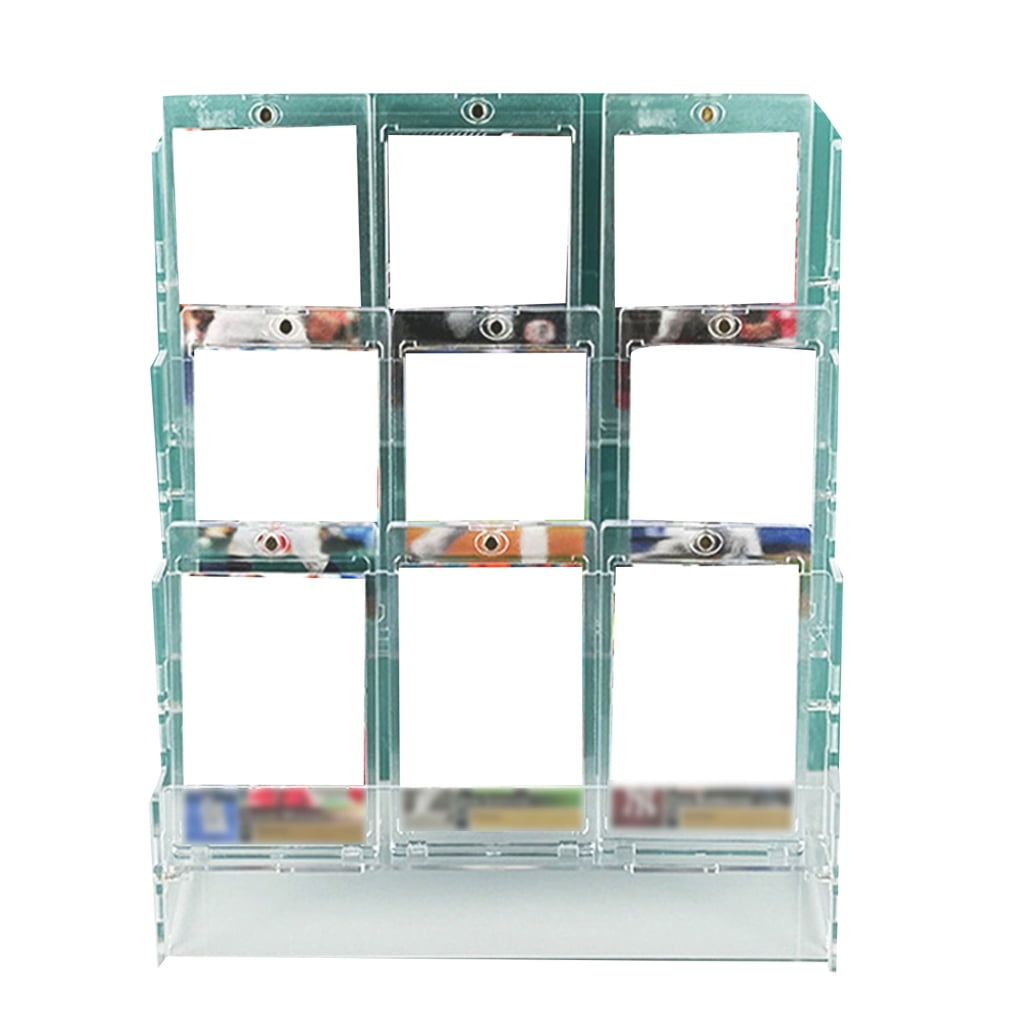 3 Layer Sports Card Display Case Easy to Use Acrylic Card Organizer ...
