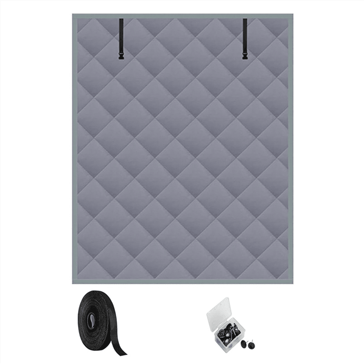 3 Layer Winter Insulated Window Cover-63x47 Inch Oxford Thermal Blanket ...