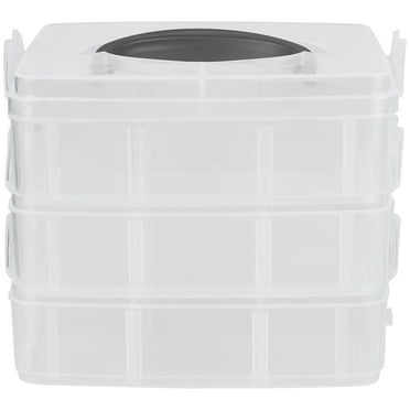 Anvazise Storage Box(3 Layers 18 Compartments),Clear Detachable ...