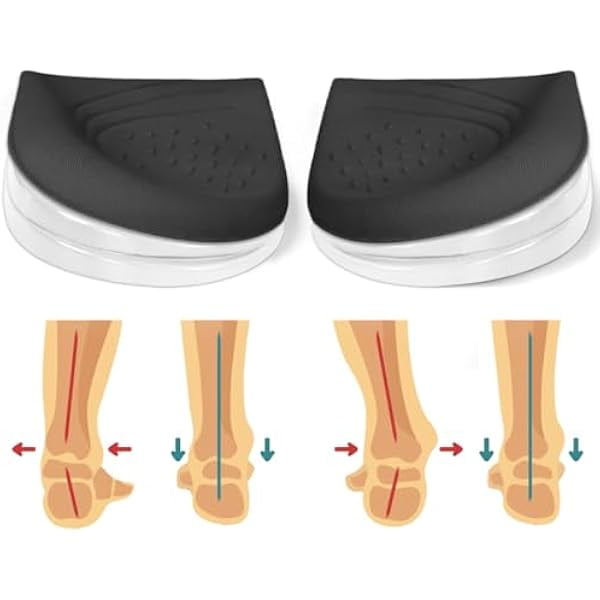 3 Layers Adjustable Heel Wedge Inserts for Supination & Pronation ...