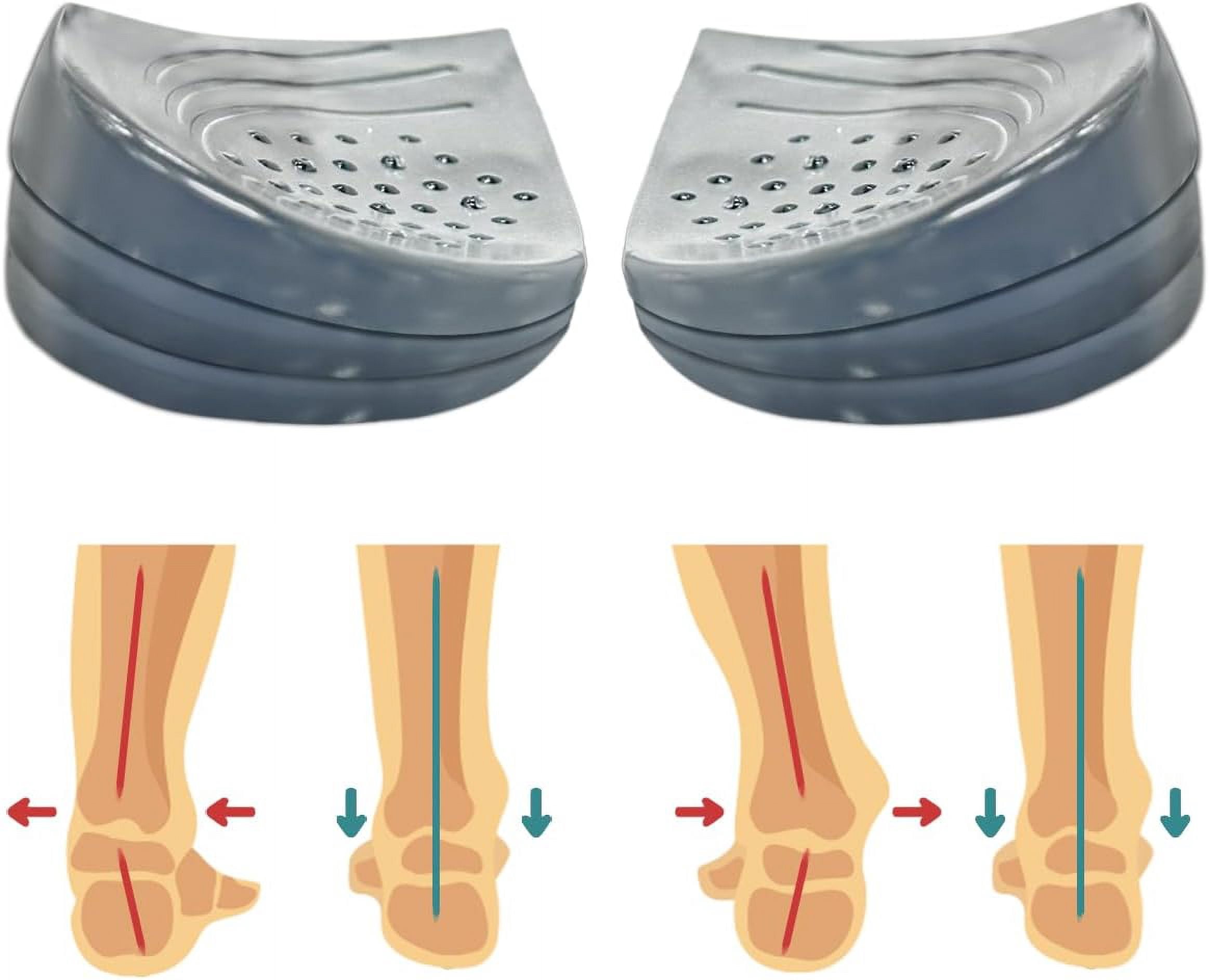 3 Layers Adjustable Heel Wedge Inserts for Supination & Pronation ...