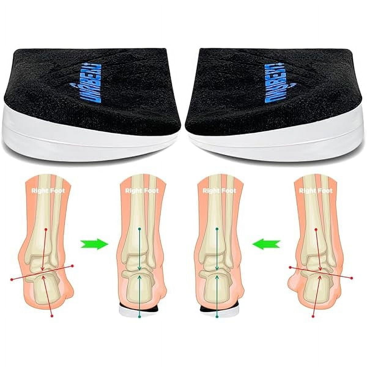 3 Layers Adjustable Supination & Pronation Correction Heel Insoles,Self ...