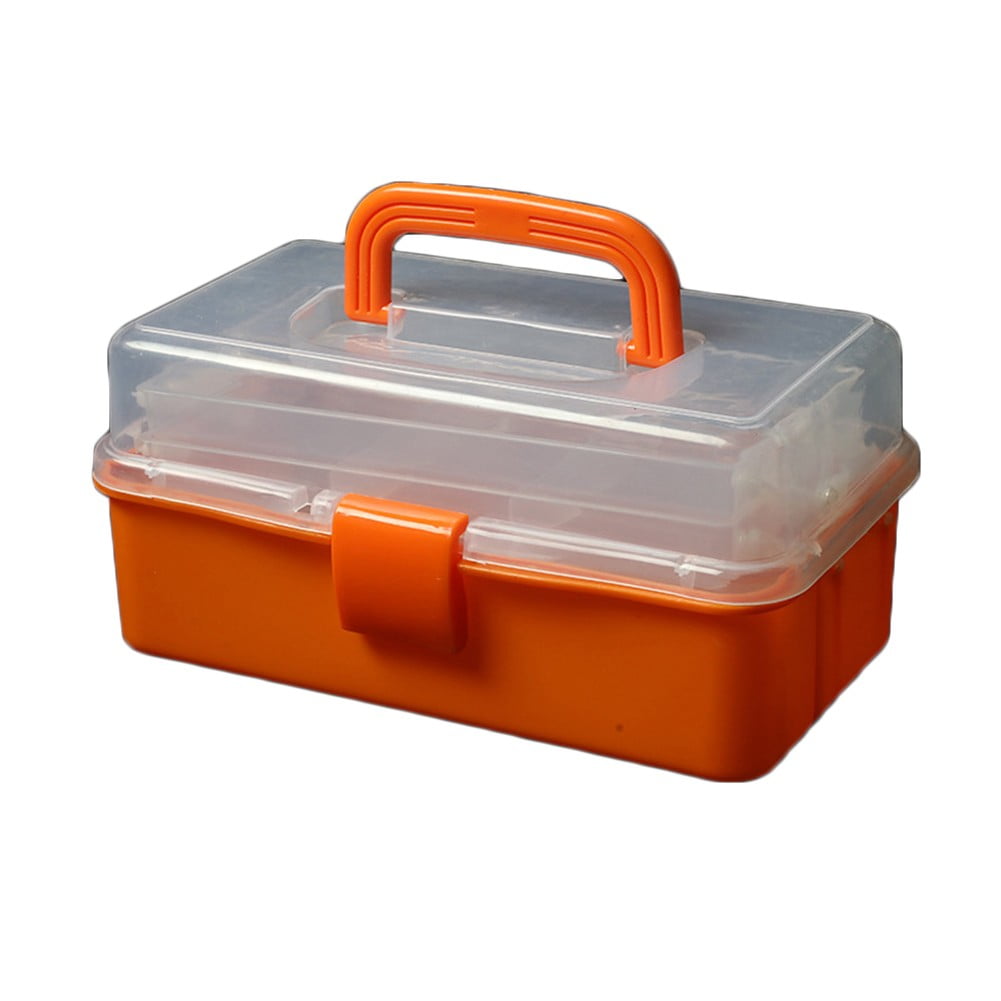 3 Layers Fishing Tackle Box Organizer Storage Box Cantilever Box ...