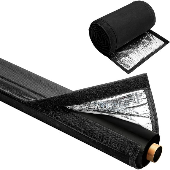 3 Layers HVAC Copper Pipe Insulation Cover,72x10.2 Inch 600D Oxford AC ...