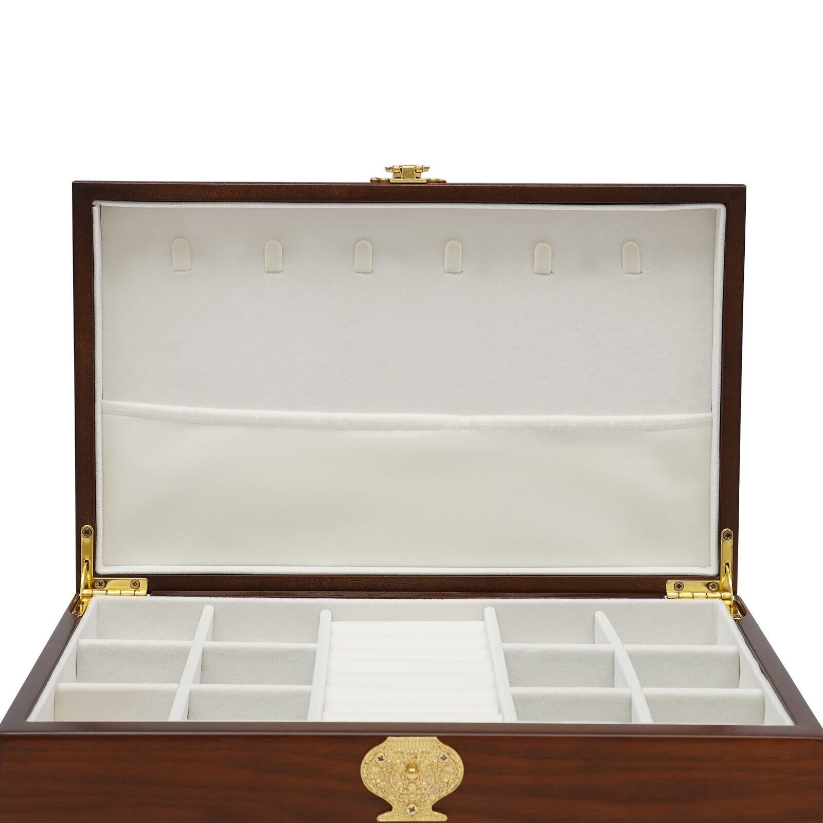 3 Layers Large Jewelry Storage with Drawers Jewelry Organizer Cabinet ...