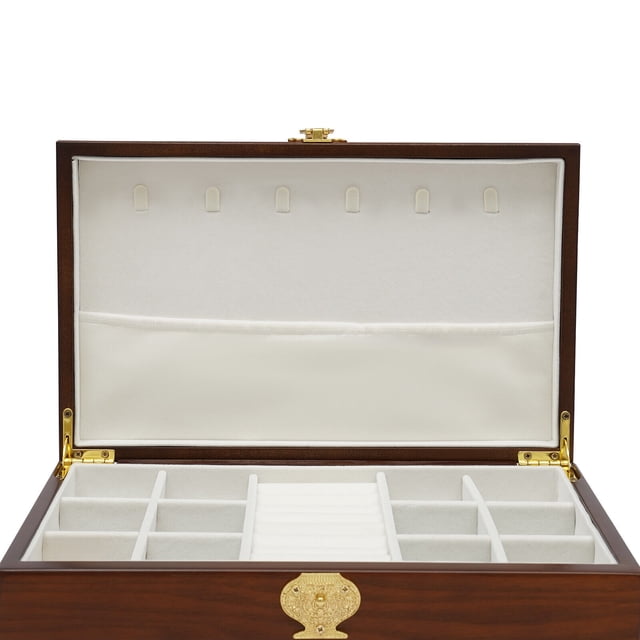 3 Layers Large Jewelry Storage with Drawers Jewelry Organizer Cabinet ...