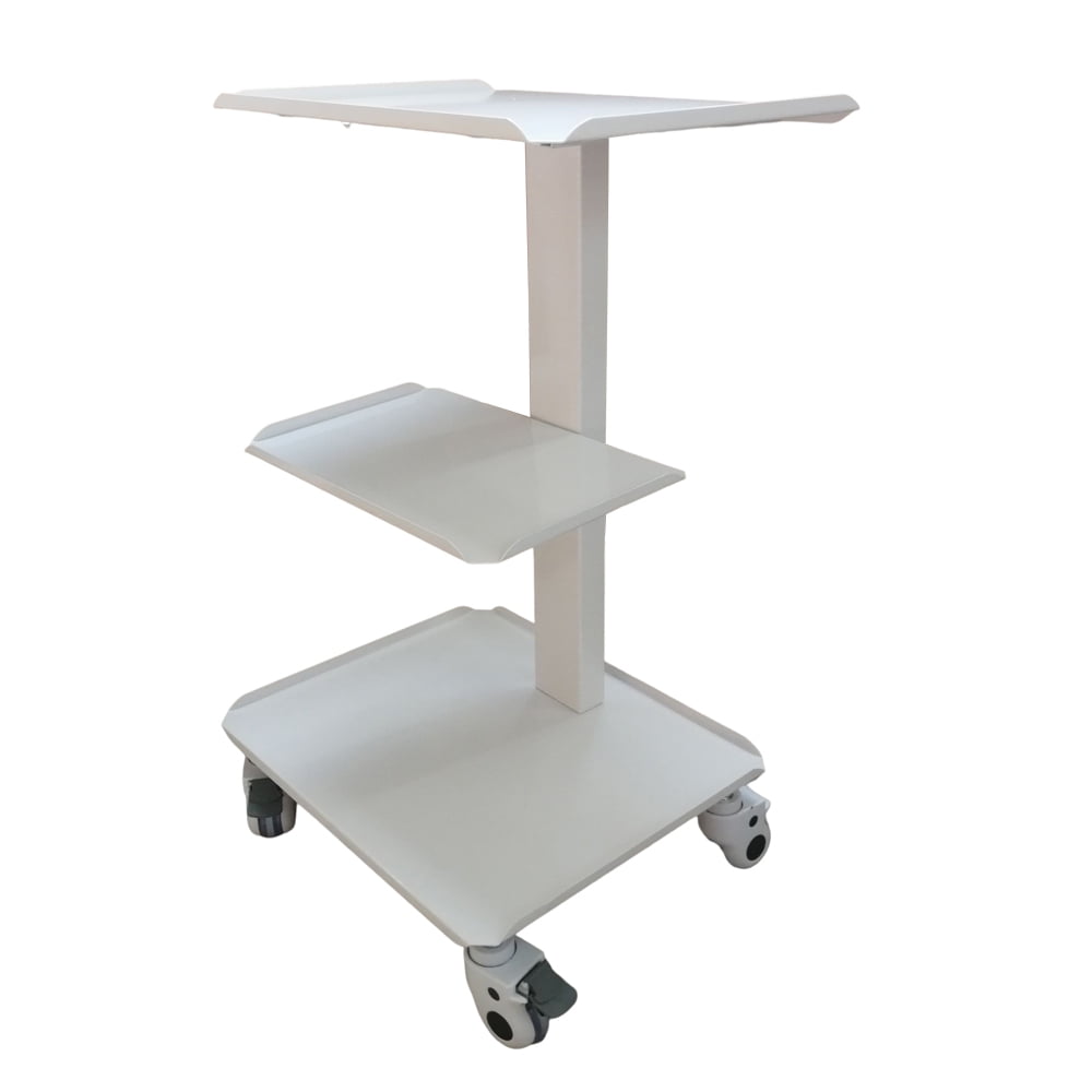 3 Layers Mobile Utility Trolley Steel Multi-Purpose Trolley with Brakes ...