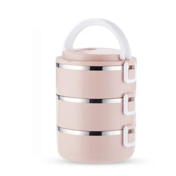 3 Layers Portable Stainless Steel Thermal Lunch Box Multi-Purpose ...
