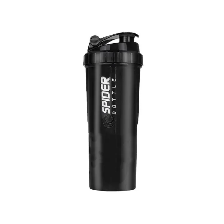 3 Layers Shaker Protein Bottle Powder Shake Cup Water Bottle Plastic ...