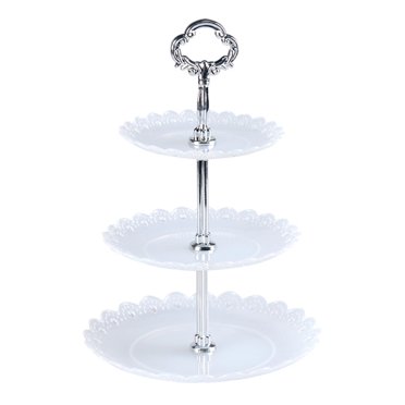 Wilton 3-Tier Customizable Steel Cupcake and Treat Stand, 13-inch ...