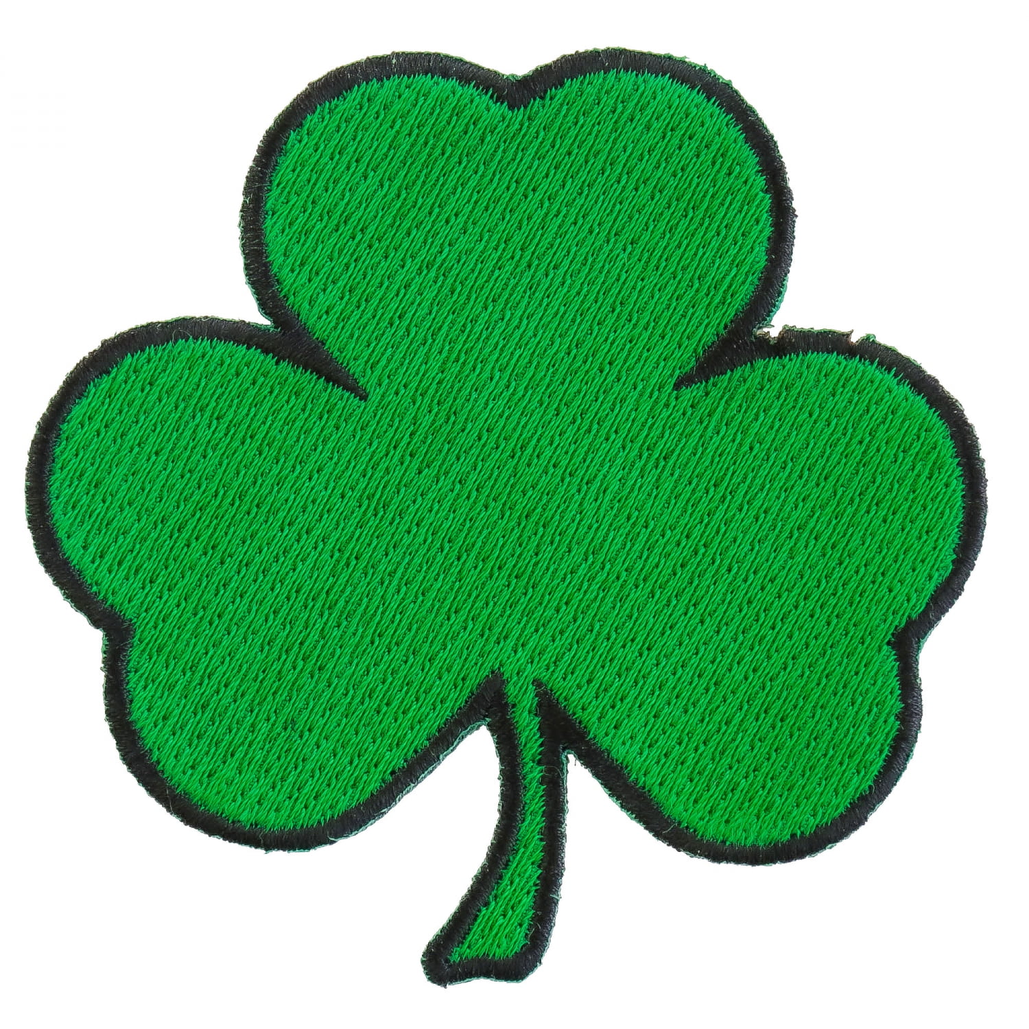 3 Leaf Clover Shamrock Novelty Iron on Patch - Walmart.com