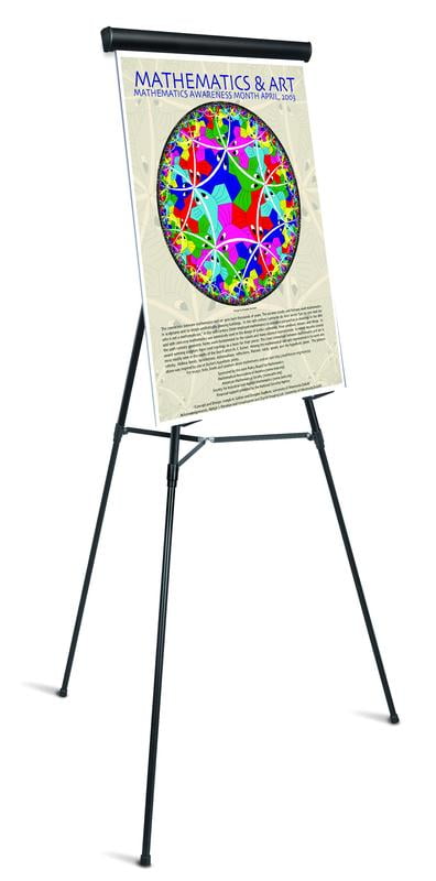3-Leg Lightweight Telescoping Display Easel, Black - Walmart.com