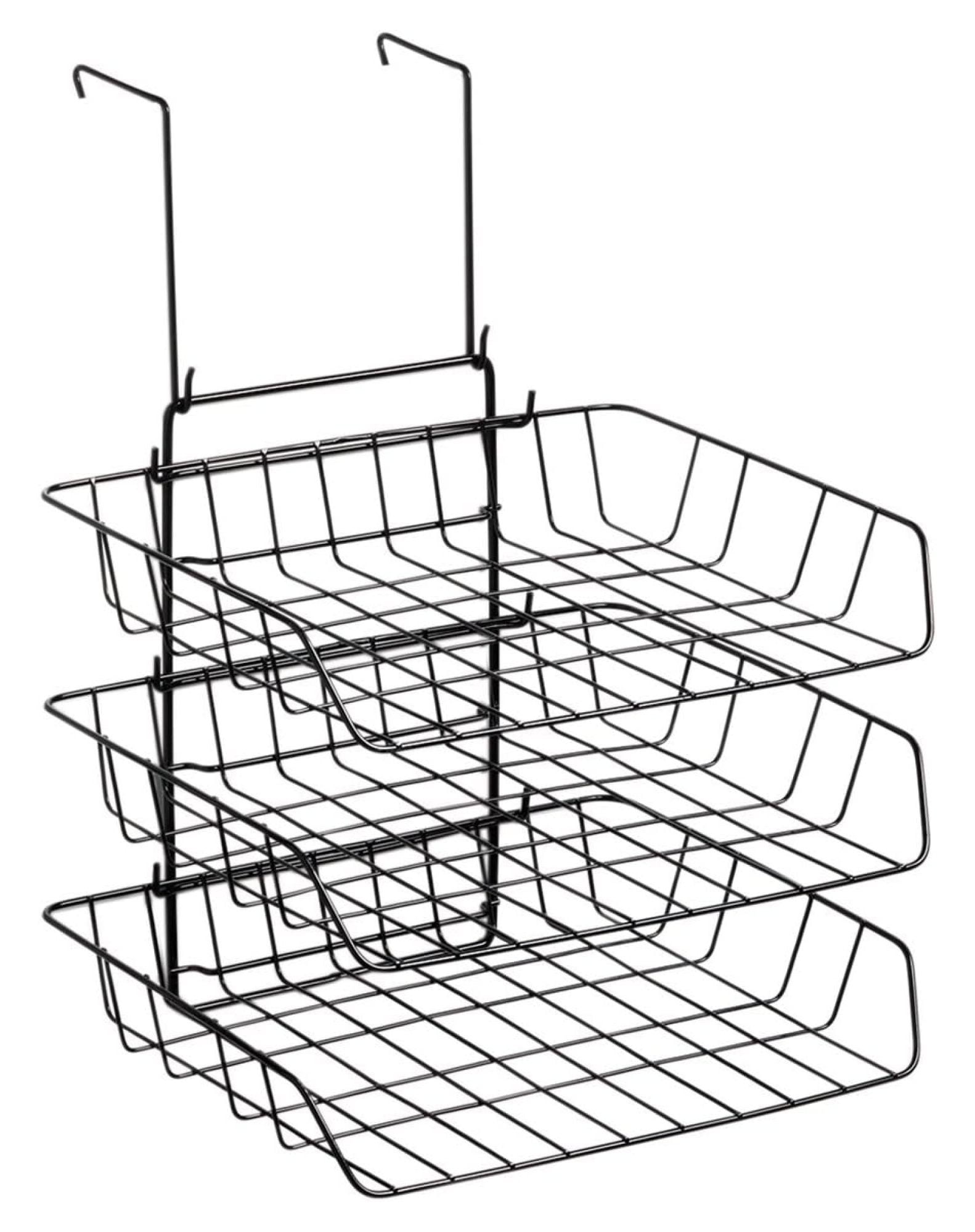 3 Letter Hanging Tray, Black (42023) - Walmart.com