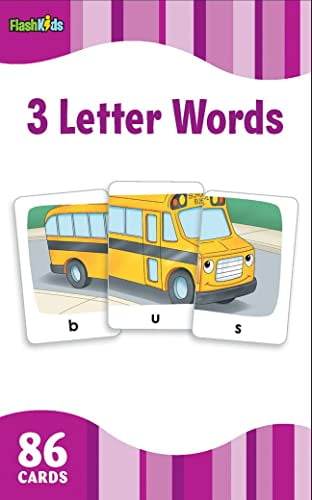 Pre-Owned 3 Letter Words (Flash Kids Flash Cards) Paperback - Walmart.com