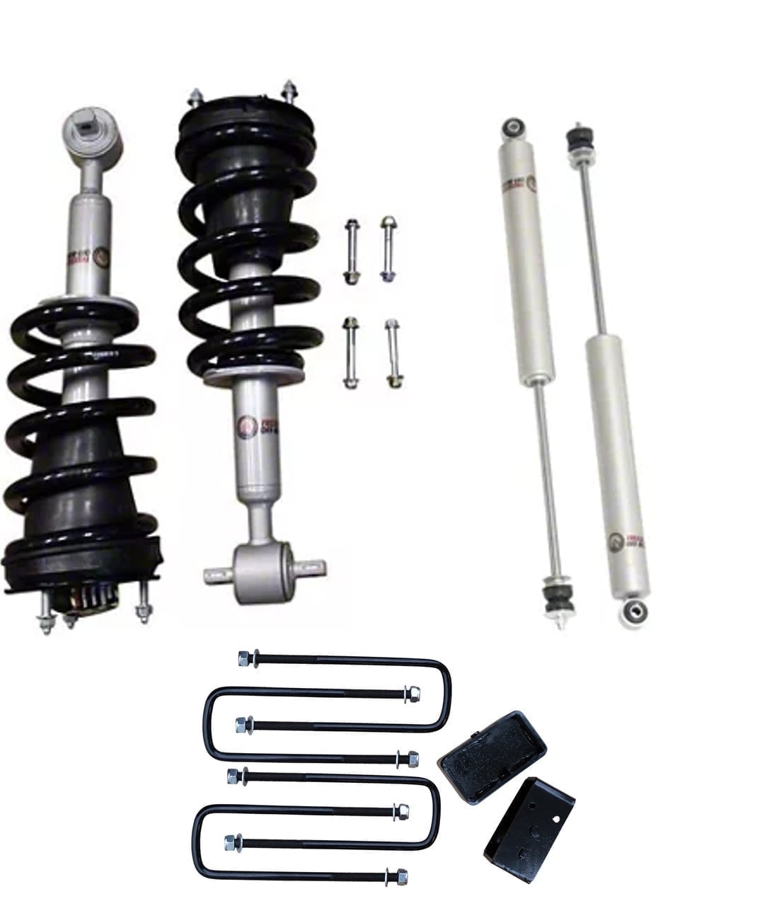 3" Lift Kit w/ Front Struts, Rear Blocks, and Shocks - Walmart.com