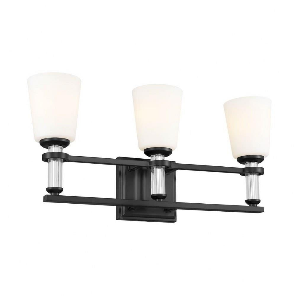 3 Light Bath Bracket in Traditional Style-11.5 inches Tall and 23.75 ...
