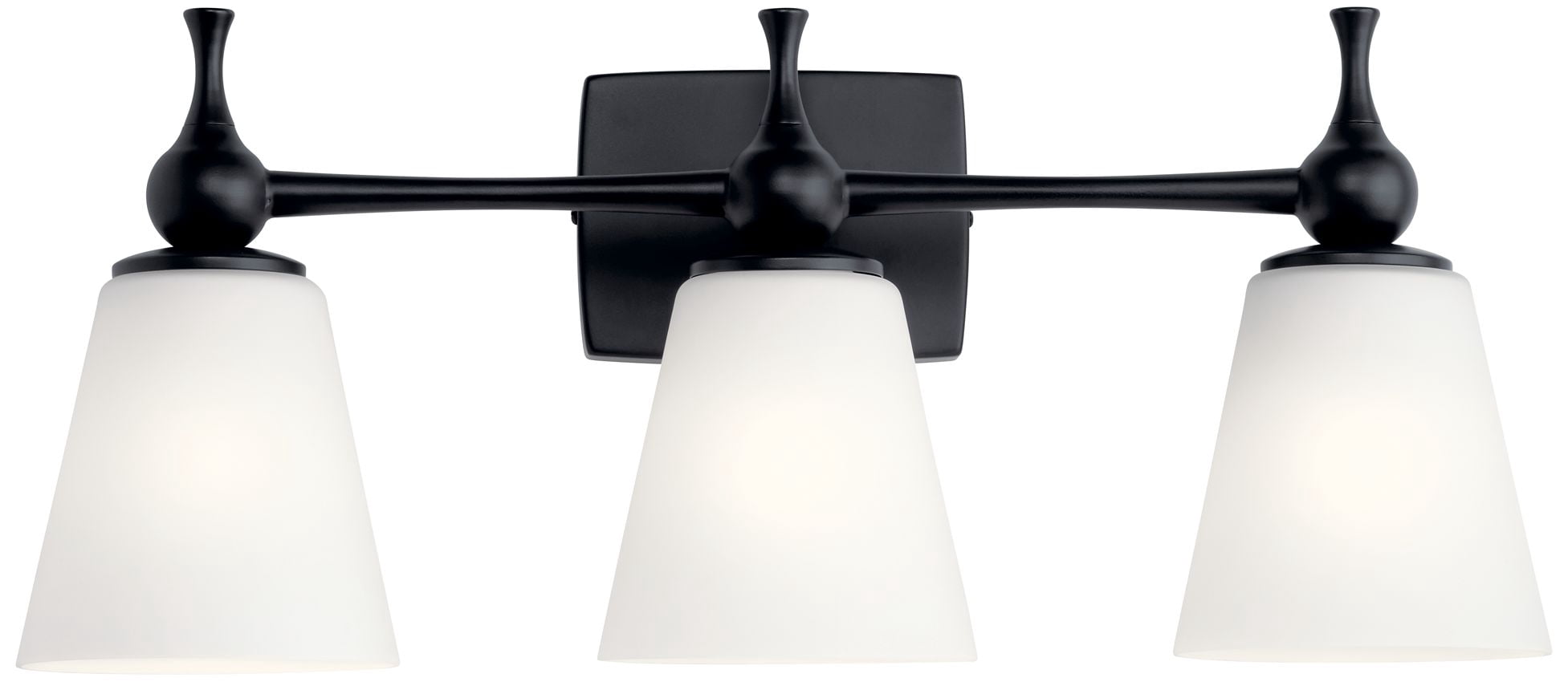 55092BK Kichler Lighting Cosabella - 3 Light Bath Vanity In Soft ...