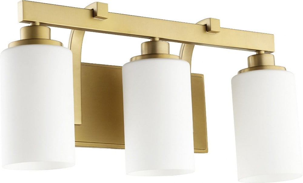 Quorum Lighting - Vanity - Lancaster - 3 Light Bath Vanity in ...