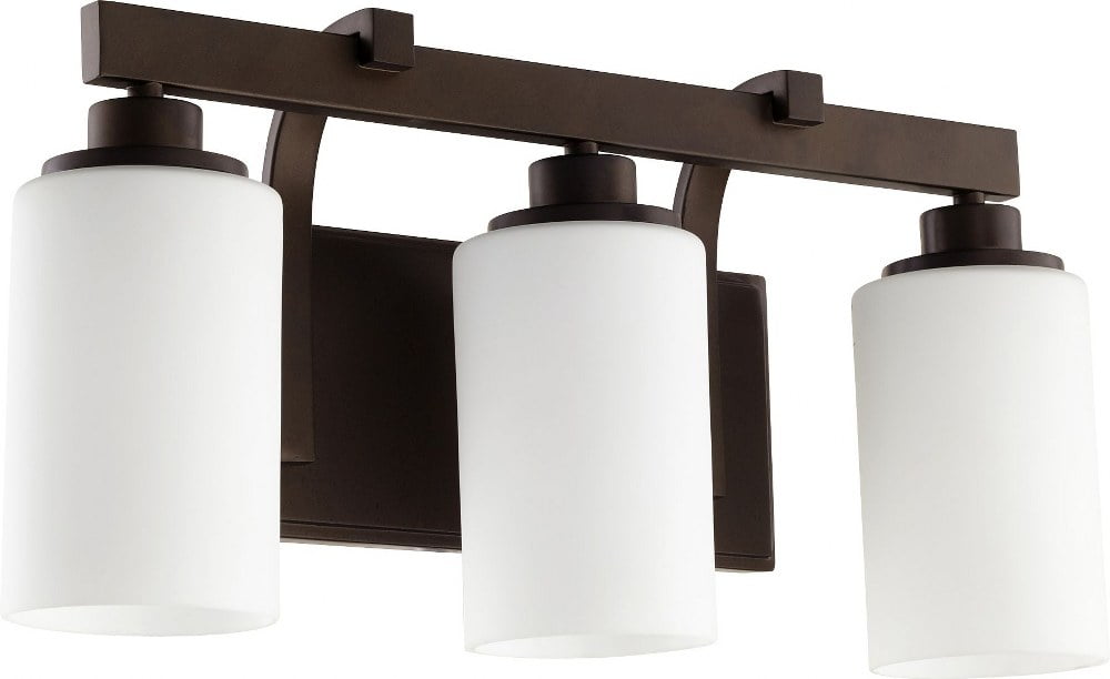 Quorum Lighting - Vanity - Lancaster - 3 Light Bath Vanity in ...