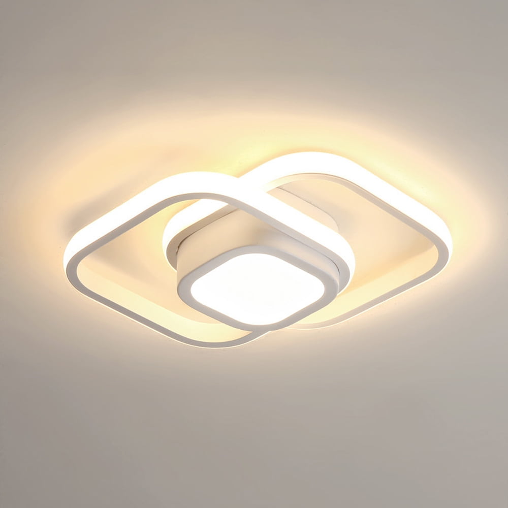 3 Light Color LED Ceiling Lamp Modern Dimmable Bedroom Chandelier ...