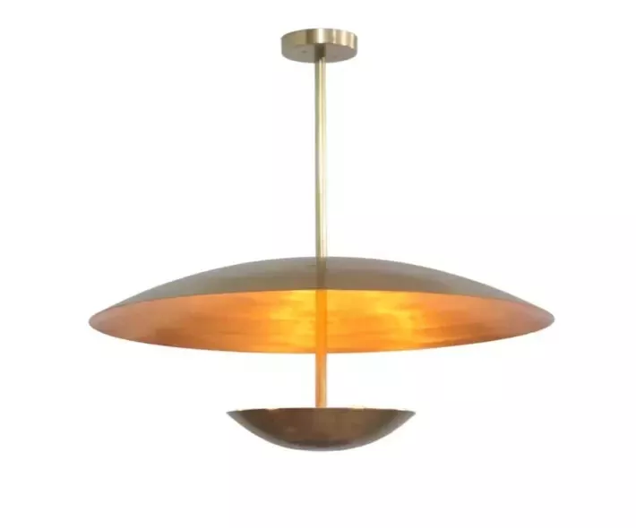 3 Light Elegant Ceiling Flush Mount Pendant Mid Century Modern Raw ...