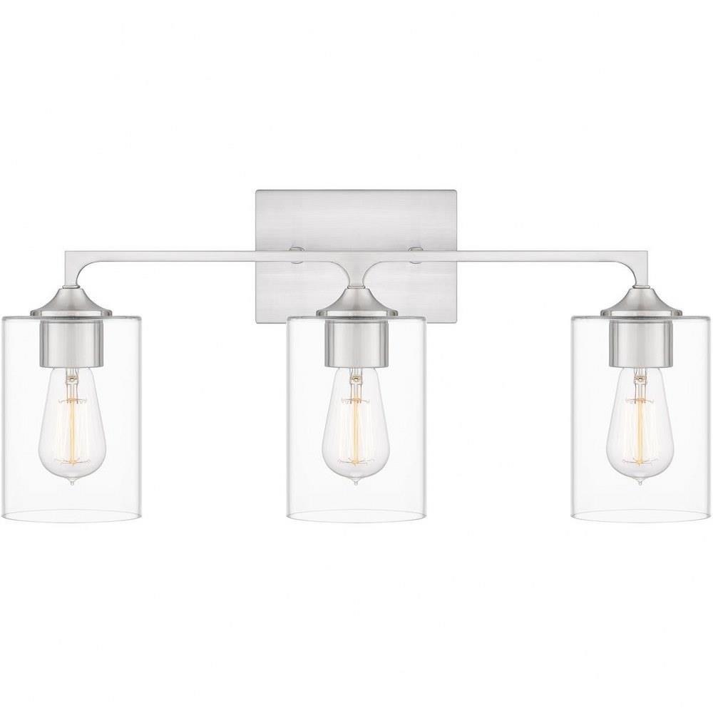 3 Light Large Vanity Light Fixture in Transitional Style-11.25 inches ...