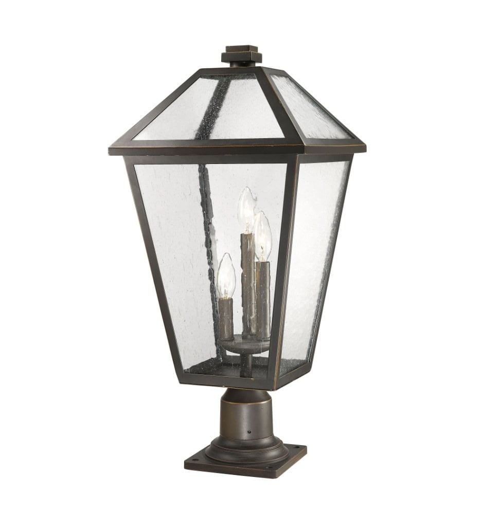 579PHXLR-533PM-ORB-Z-Lite-Talbot - 3 Light Outdoor Pier Mount Lantern ...