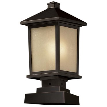 3 Light Outdoor Post Mount Lantern In Urban Style 11 Inches Wide By 116 ...
