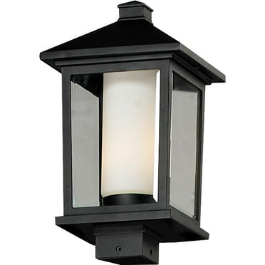 3 Light Outdoor Post Mount Lantern In Urban Style 11 Inches Wide By 116 ...