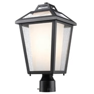 3 Light Outdoor Post Mount Lantern In Urban Style 11 Inches Wide By 116 ...