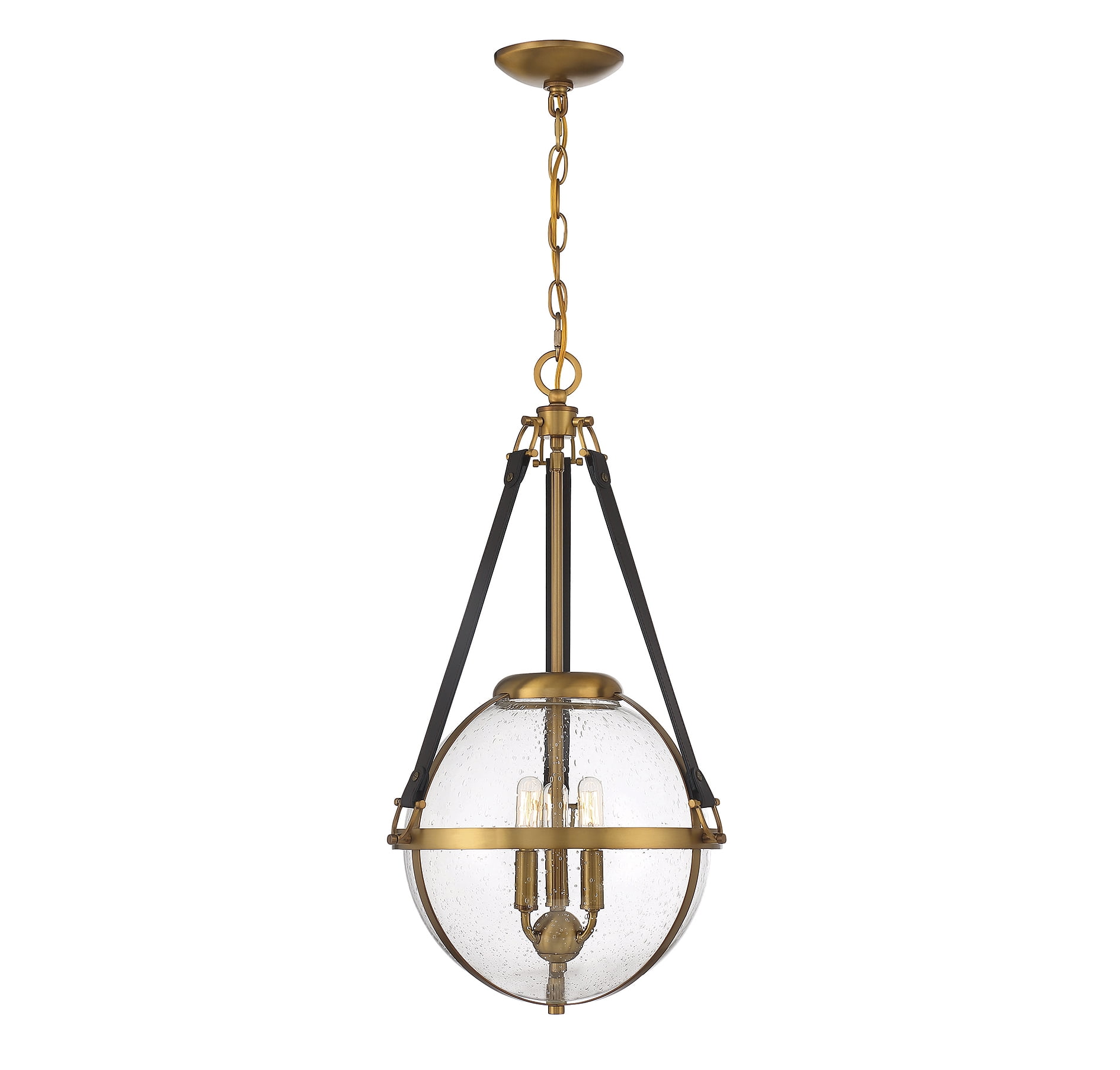 Bozeman 3-Light Pendant in Warm Brass - Walmart.com