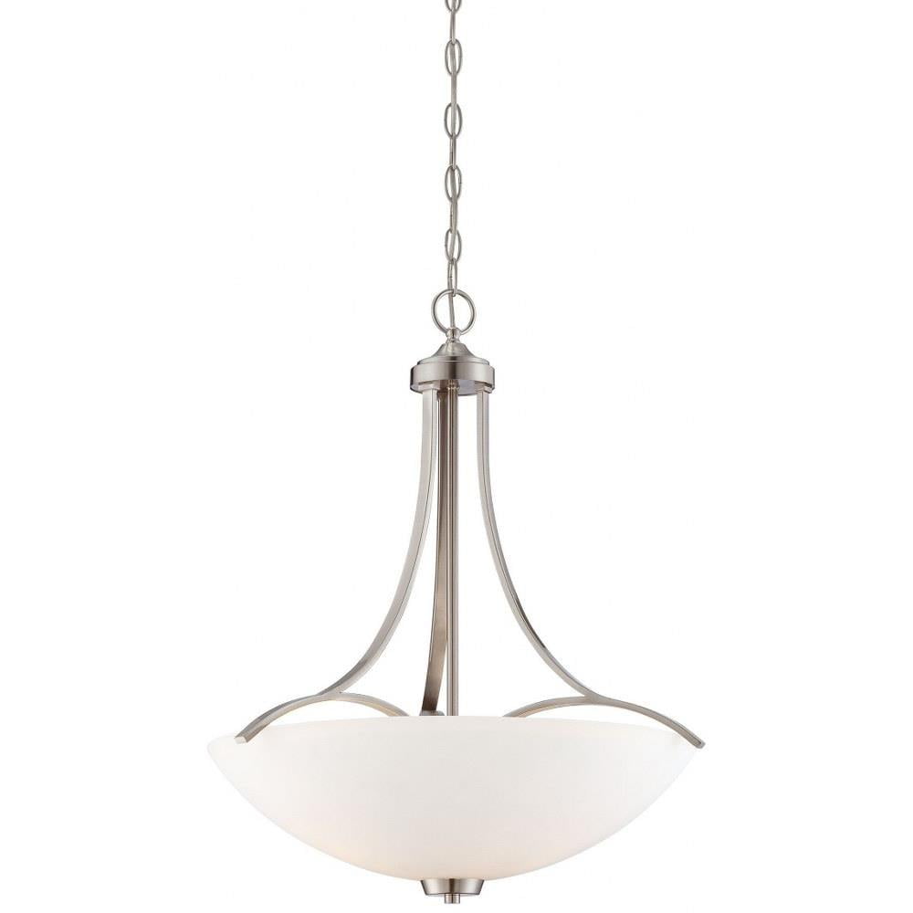 3 Light Pendant in Transitional Style 25.5 inches Tall By 21.5 inches ...