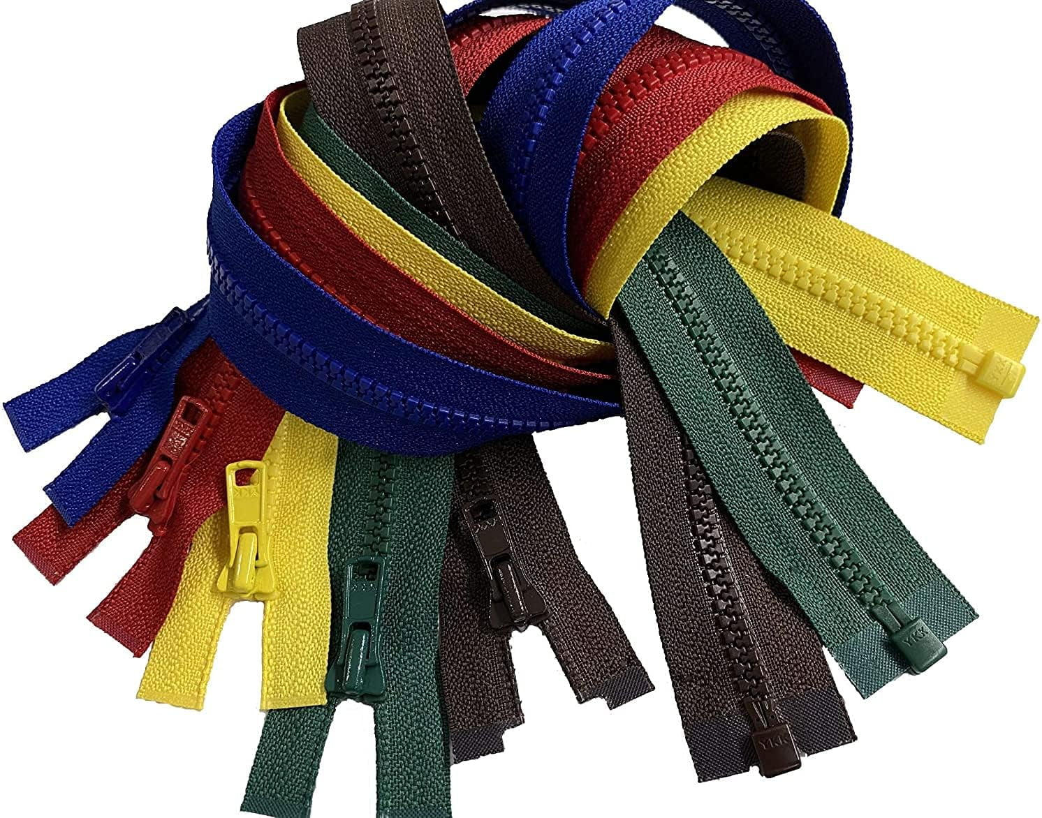 #3 Lightweight Vislon Separating Assortment Zippers Special - Assorted ...