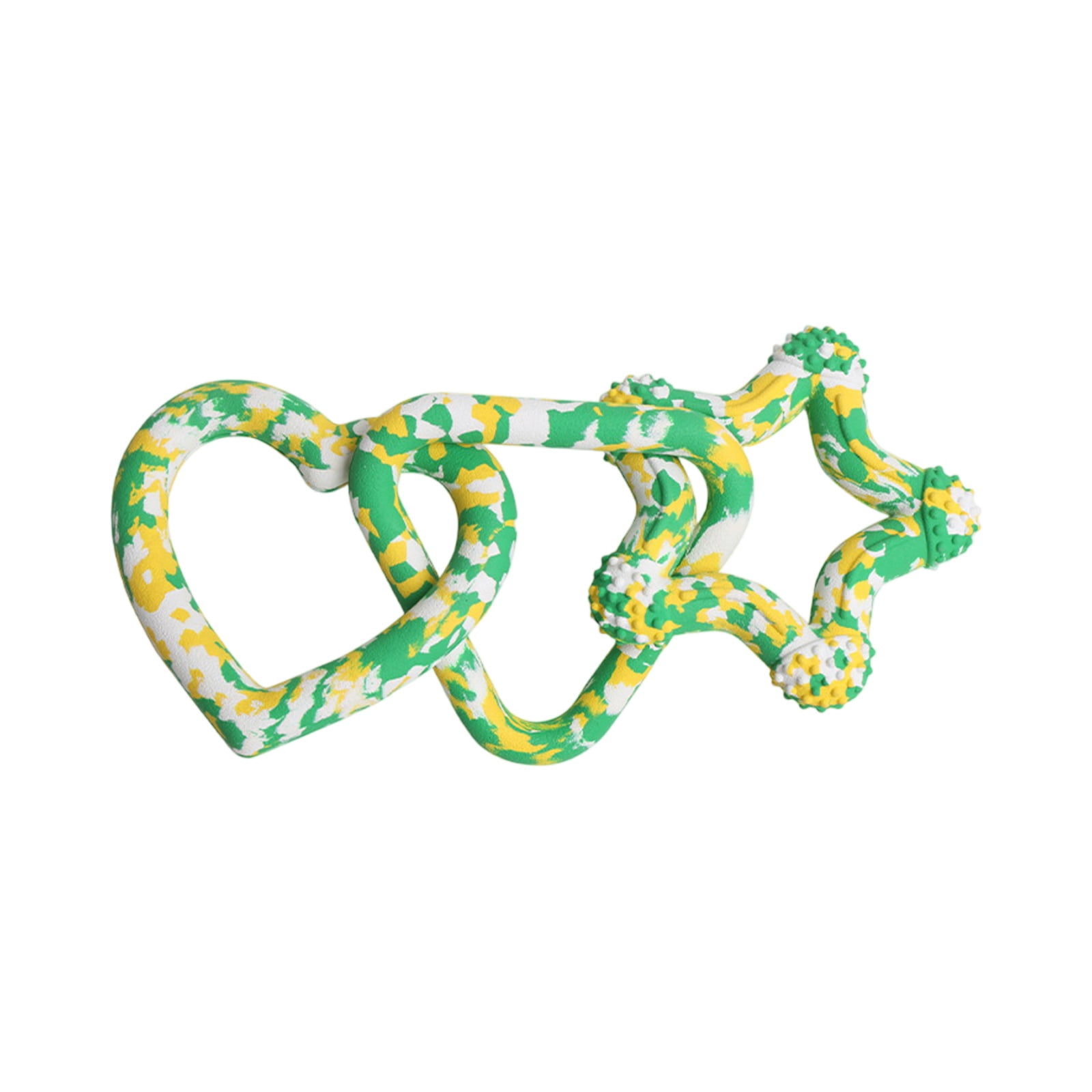 3-Link Ring Dog Chew Stick Interactive Toy for Large Dogs Entertainment ...