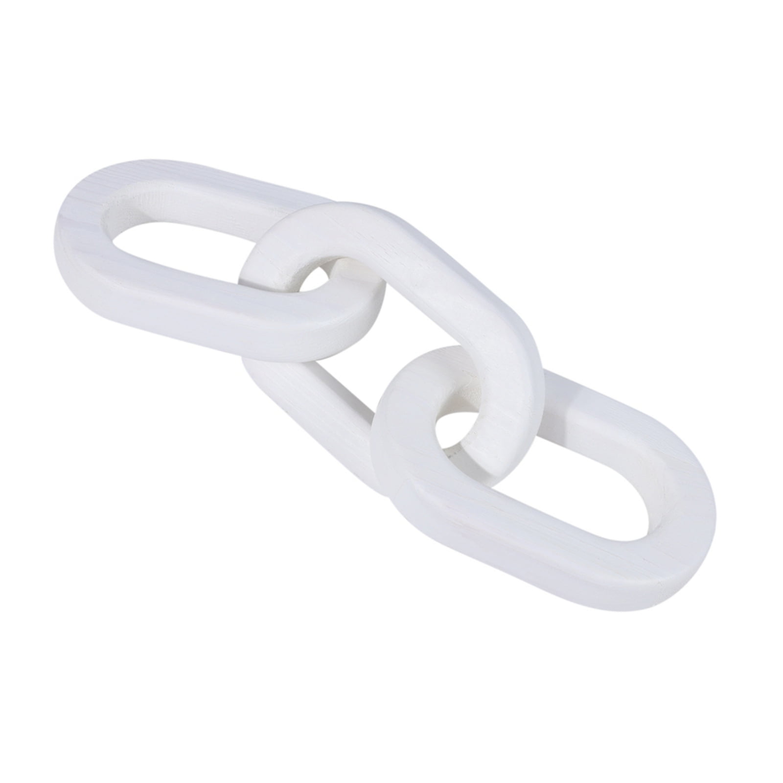 3 Link Wood Knot Tiered Wood Bead Chain For Farmhouse Home Coffee Table ...