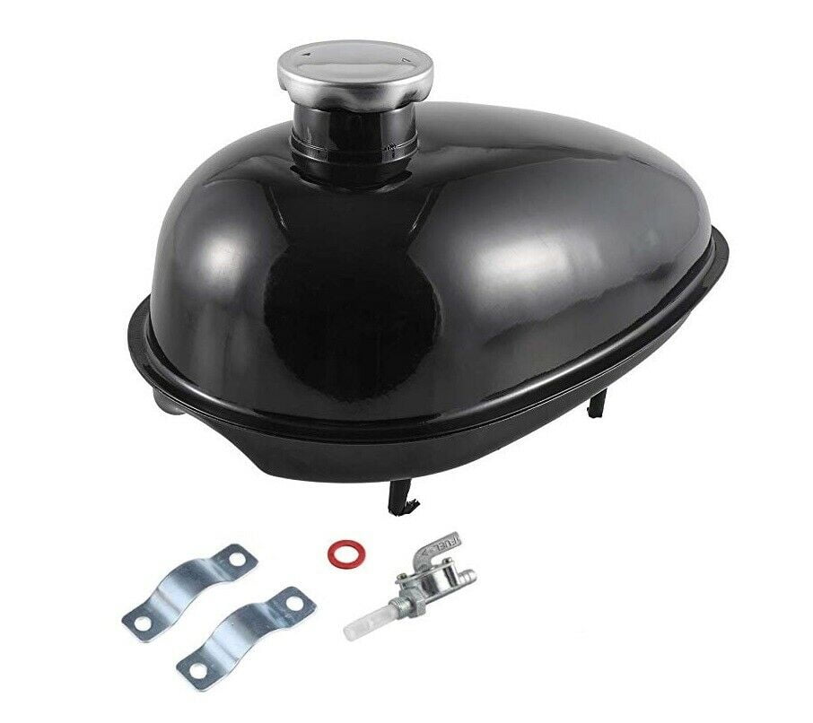 3 Liter Motorized Bicycle Gas Tank Cap Petcock 0.8 Gallon 3L GT28 ...