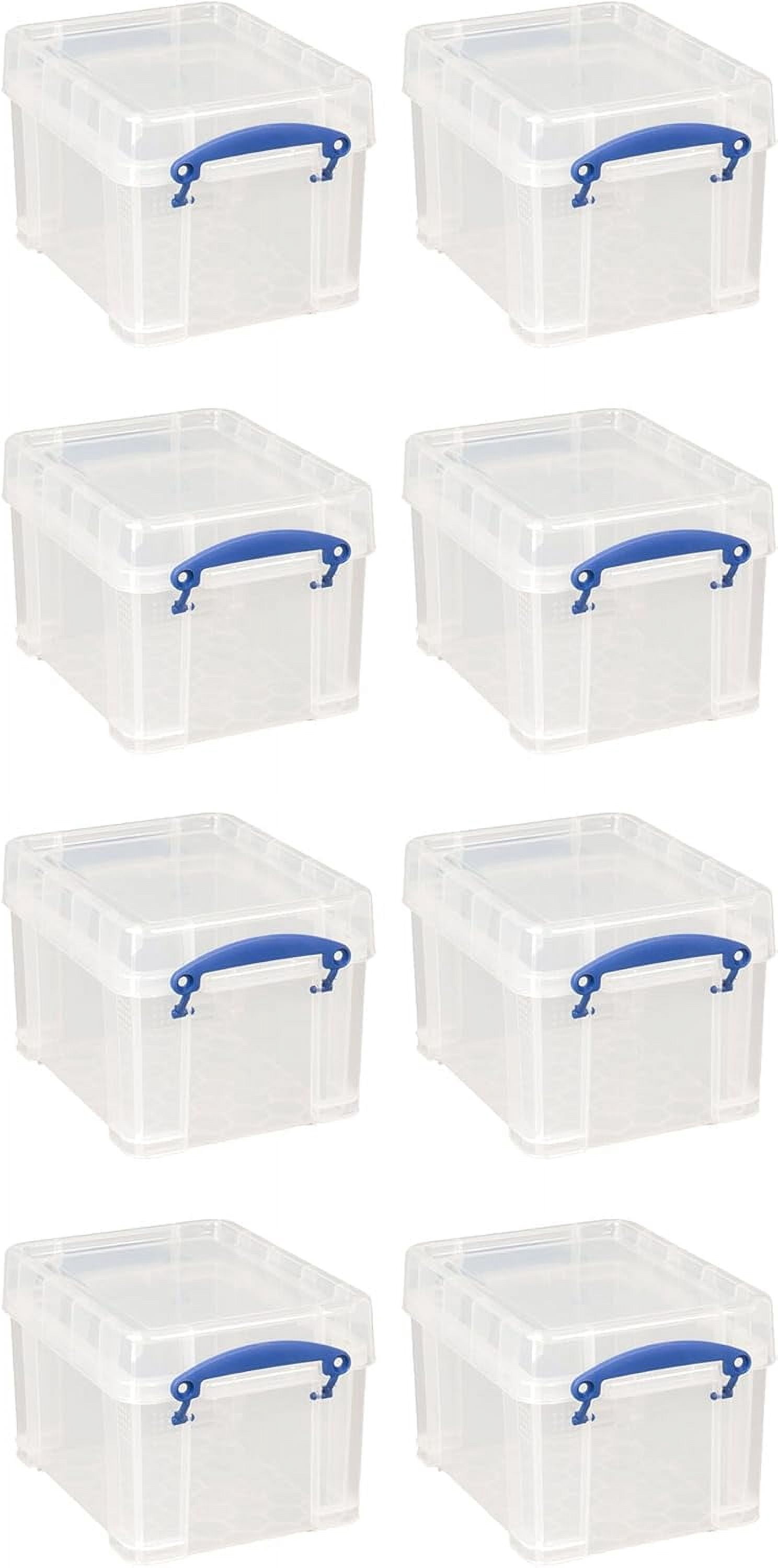 3 Liter Plastic Snap Lid Storage Bin for Music Storage, Office and ...