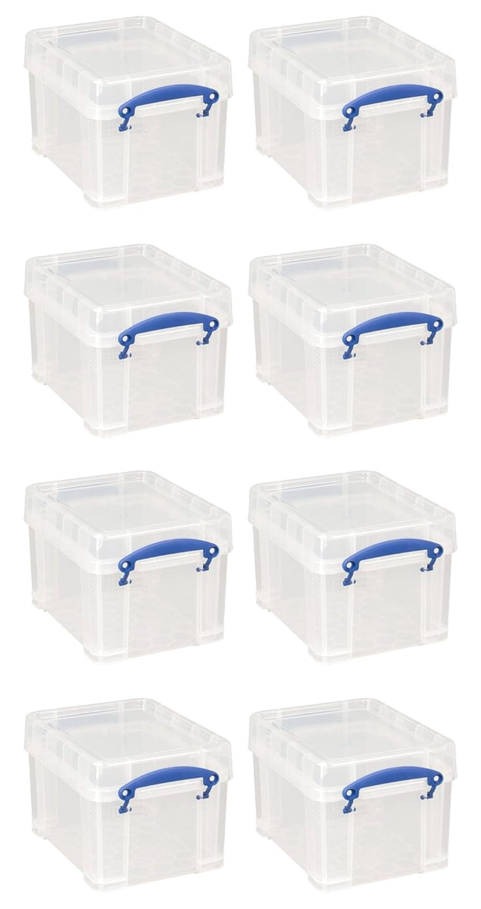 3 Liter Storage Bins 8 Pack - Plastic Storage Containers with Lids ...